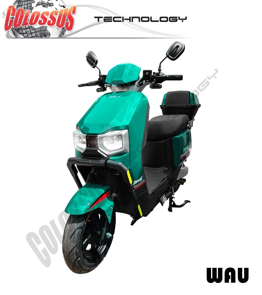 COLOSSUS Električni bicikl zeleni WAU