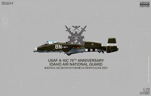 NEW! Lion Roar S7210 Fairchild A-10 C - USAF 75th Anniversary Idaho Air National Guard 2021 (Limited Edition)