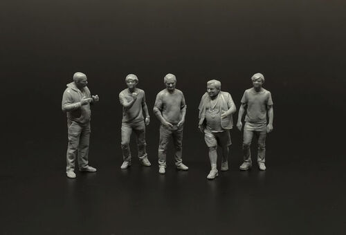 NEW! Brengun L144208 Aero Club Members (5 Figures / 3D-Printed)