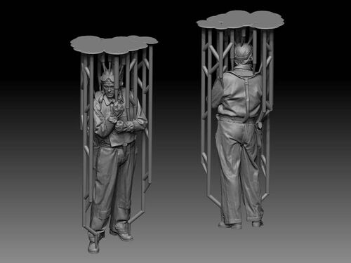 NEW! Legend LA7222 US WW2 Navy Pilot on Deck (1 Figure / 3D-Printed)