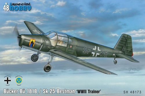 NEW! Special Hobby 48173 Bücker Bü 181 B / Sk 25 Bestmann Trainer