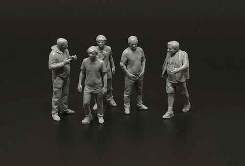 NEW! Brengun L72302 Aero Club Members (5 Figures / 3D-Printed)