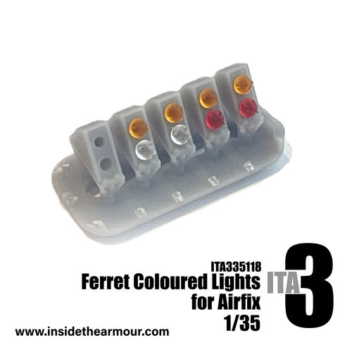NEW! Inside the Armour ITA335118 Ferret Scout Car - Coloured Lights Set (for Airfix Kits / 3D-Printed)