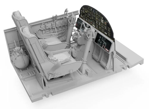 NEW! Art Scale Kit A48078 North American B-25 Mitchell - 3D-Printed Cockpit Detail Set (for Hong Kong Models Kits)