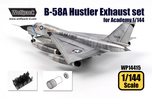NEW! Wolfpack Design WP14415 Convair B-58 A Hustler - Exhaust Set (for Academy Kits / 3D-Printed)