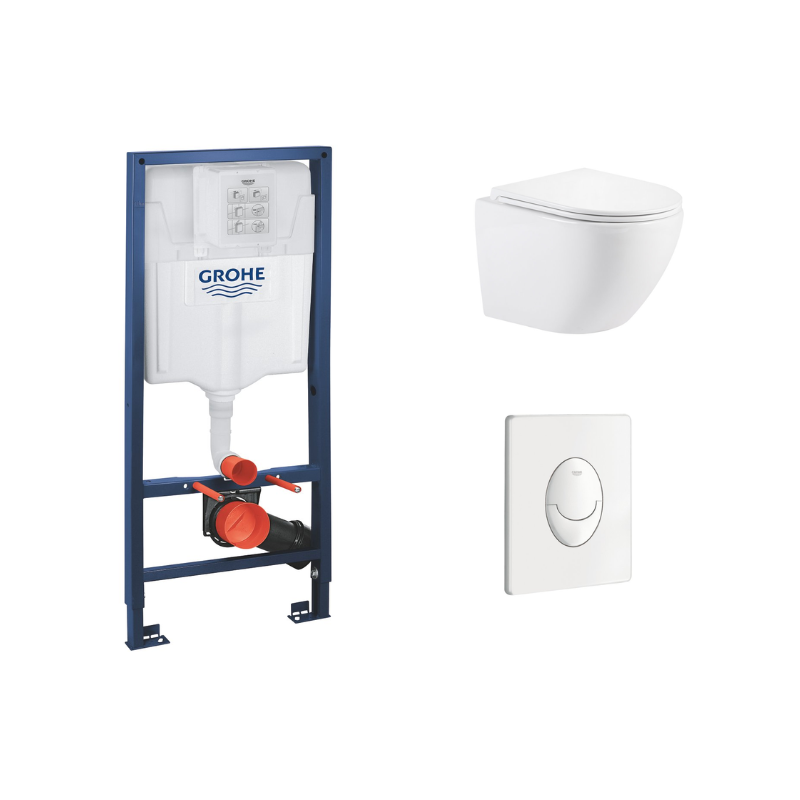 Grohe Rapid SL vodokotlić sa Nica WC šoljom i belom tipkom