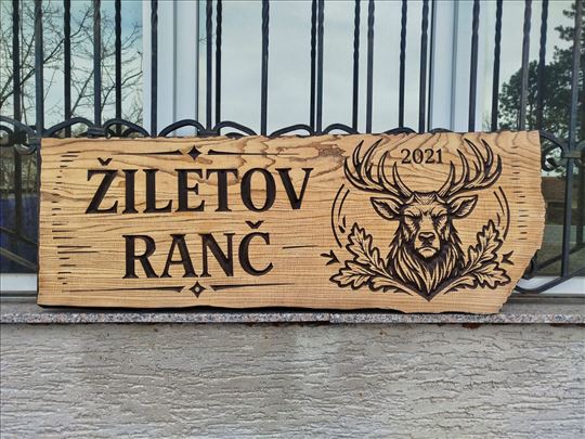 Pravimo drvene znakove kakve želite za svoj objeka
