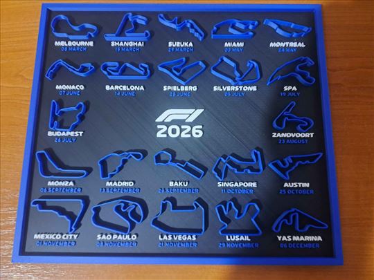 F1 kalendar sa stazama 2026
