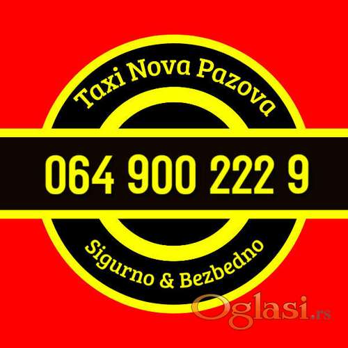 Taxi Nova Pazova | Povoljne Cene, Brz Dolazak