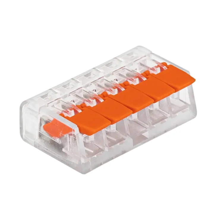 BEZVIJAČNA SPOJNICA-KLEMA VODOVA 5P, 0.5-4.0MM2