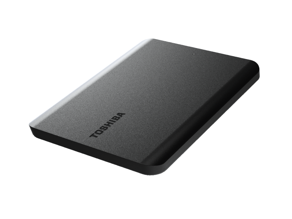 Eksterni hard disk 1TB Toshiba Canvio Basics, 2,5" USB 3.2, crni (HDTB510EK3AAH)ID: EK000536642
