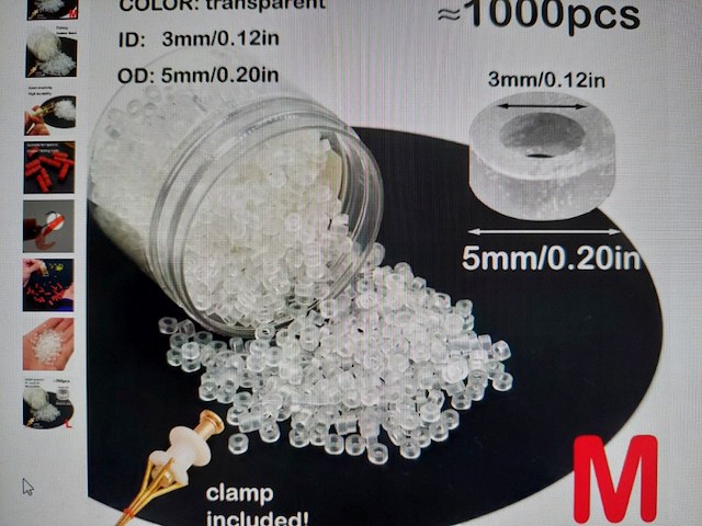 Alat za vezivanje mamaca sa 1000 gumica