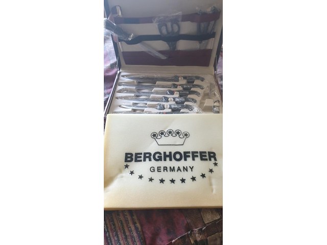 BERGKOFFER set garnitura Inox noževa i escajg
