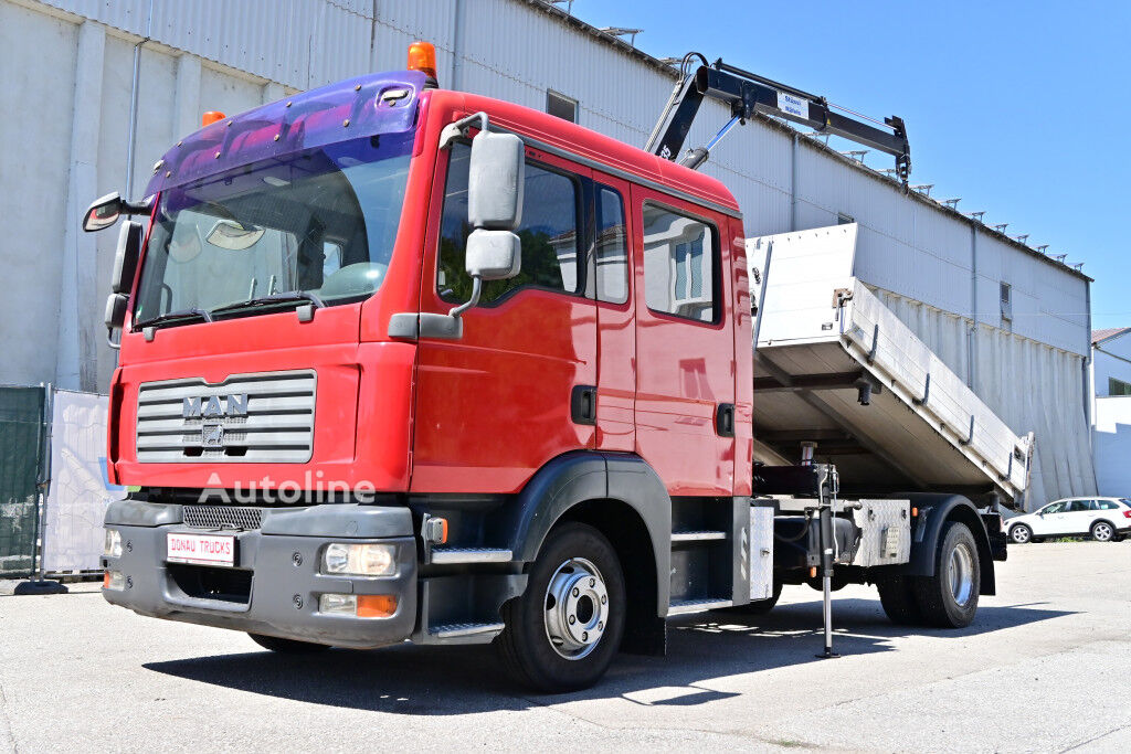 MAN TGL 8.210 Doka Kipper E4 Kran Hiab 035 kiper