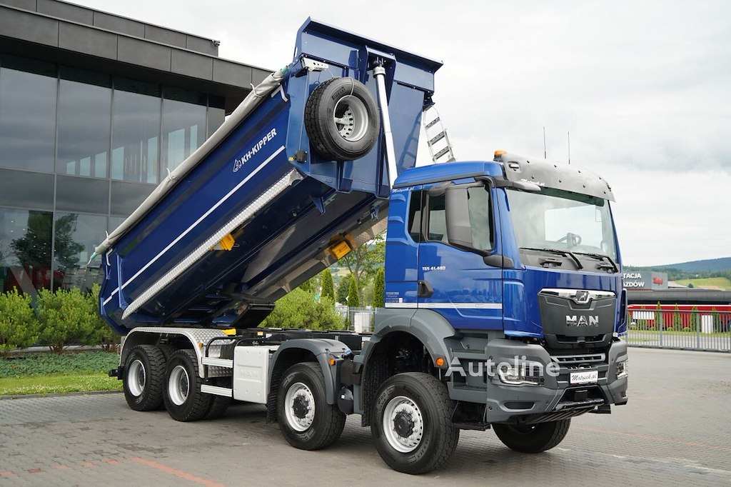 MAN TGS 41.480 / 8X6 / WYWROTKA / TYLNOZSYPOWA / KH KIPPER / BOGATE kiper
