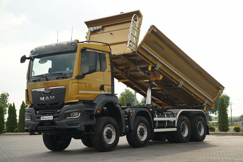 Novi MAN TGS 41.480 / 8X6 / WYWROTKA 3 STRONNA / BORDMATIC / KH KIPPER / kiper