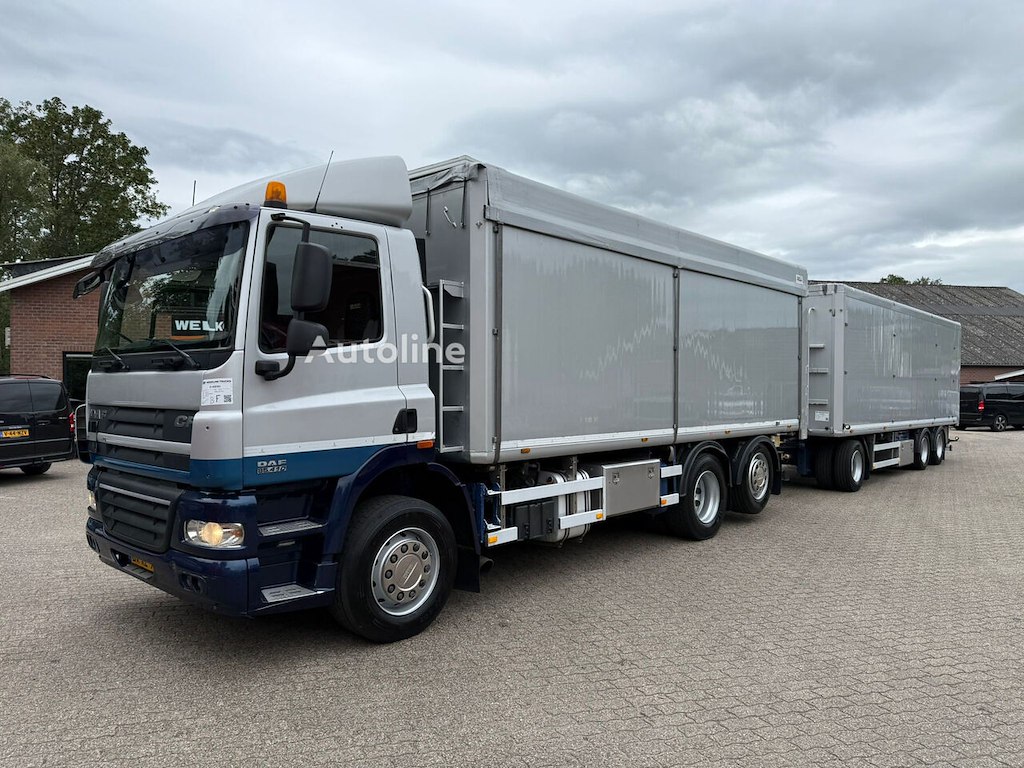 DAF CF 85.410 6X2 Walkingfloor combi kiper + prikolica kiper