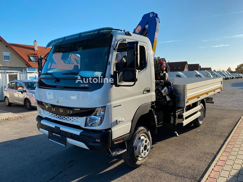 Novi Mitsubishi Fuso CANTER 6C18 PM 6522P Kran kamion s ravnom platformom