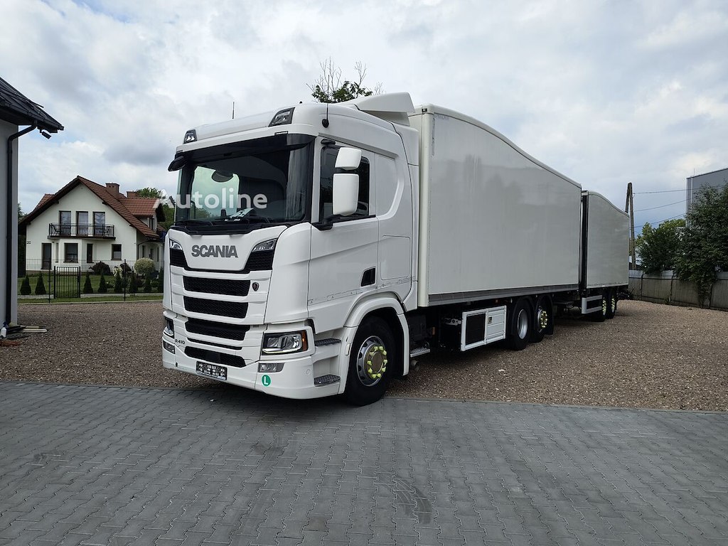 Scania R410 kamion hladnjača + prikolica hladnjača