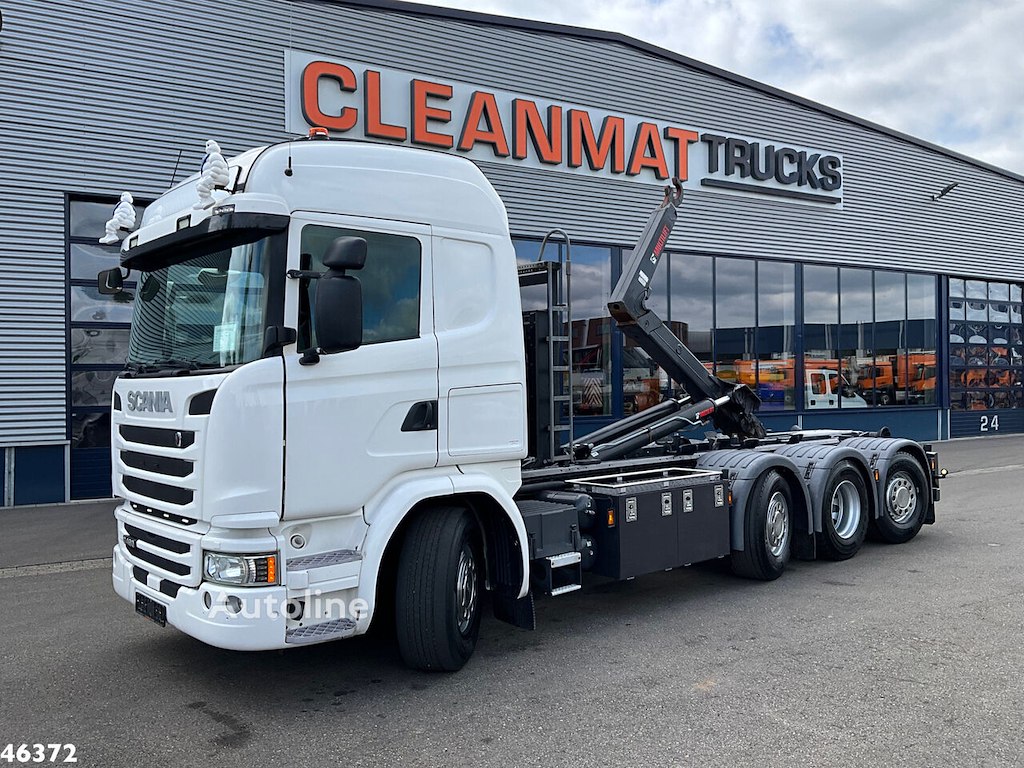 Scania G 490 8x2 Multilift 24 Ton haakarmsysteem kamion rol kiper