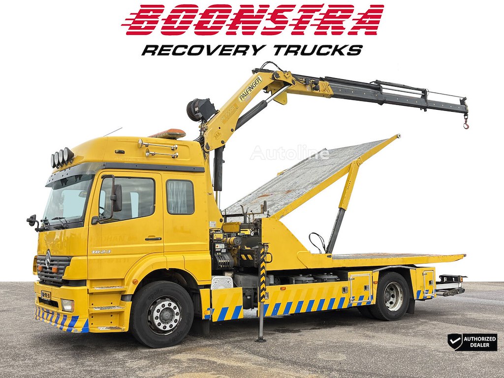 Mercedes-Benz Atego 1823 Palfinger PK15500 Crane Remote Doppelstock šlep auto