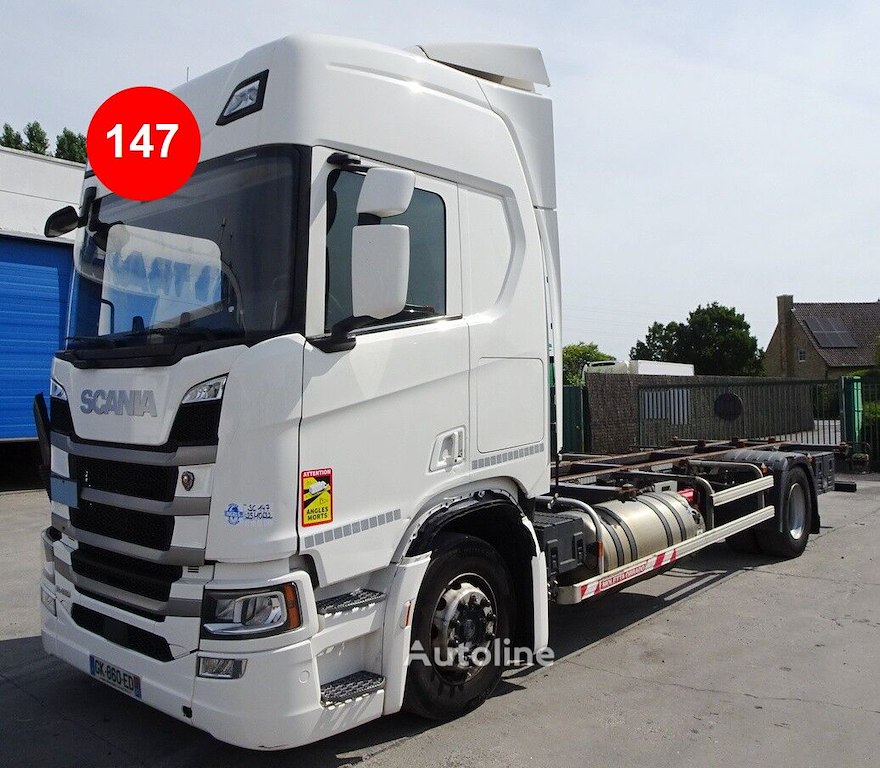 Scania R 410 LNG vozilo za prevoz kontejnera nakon udesa