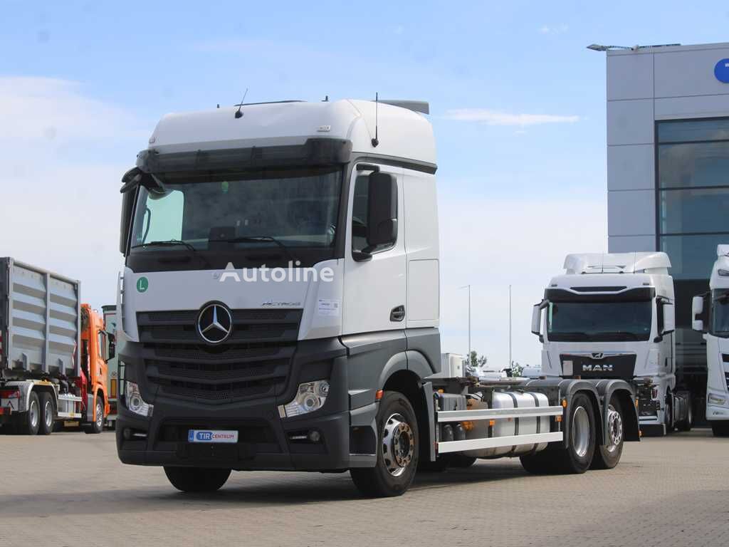 Mercedes-Benz Actros 2652, BDF, AIR SUSPENSION, LIFT AXLE, EURO 6 vozilo za prevoz kontejnera