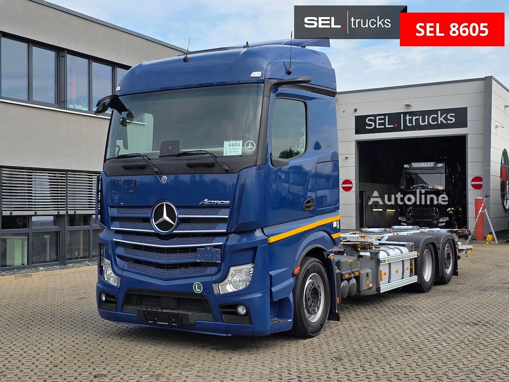 Mercedes-Benz Actros 2553 Retarder / Ladebordwand / Lenkachse / Liftachse vozilo za prevoz kontejnera
