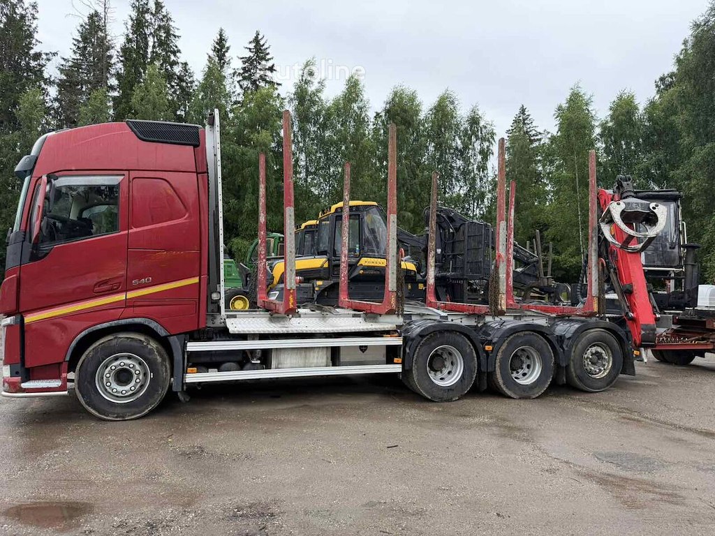 Volvo FH540 kamion za prevoz drva + šumarska prikolica