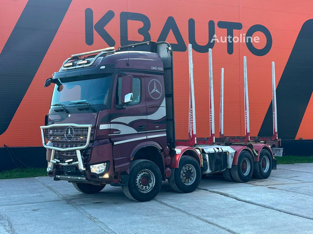 Mercedes-Benz Arocs 3263 8x4 FULL STEEL kamion za prevoz drva