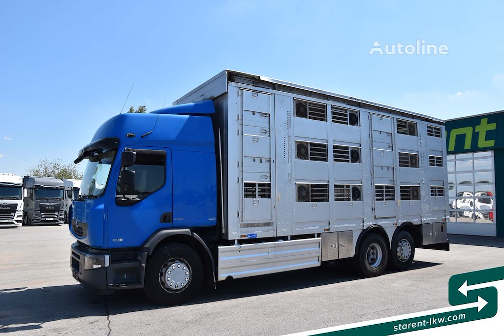 Renault 430DXi Viehtransporter Michieletto Aufbau Doppelstock kamion za prevoz stoke