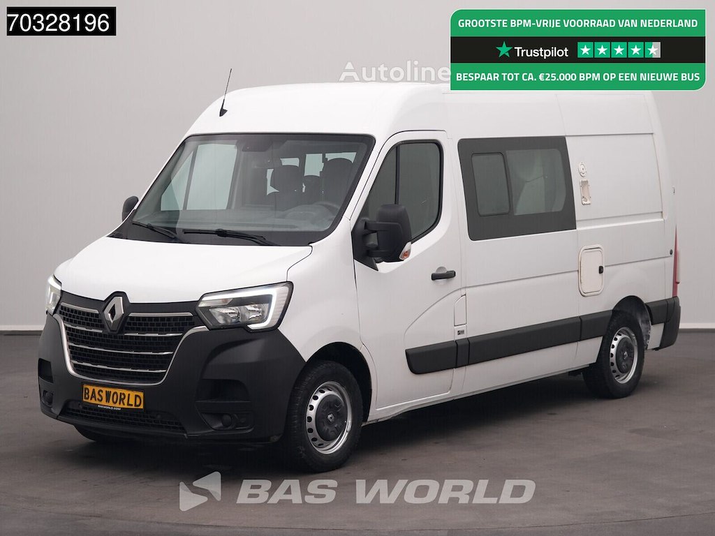 Renault Master 135PK Dubbel Cabine L2H2 LED Airco Cruise Camera Parkeers laki furgon