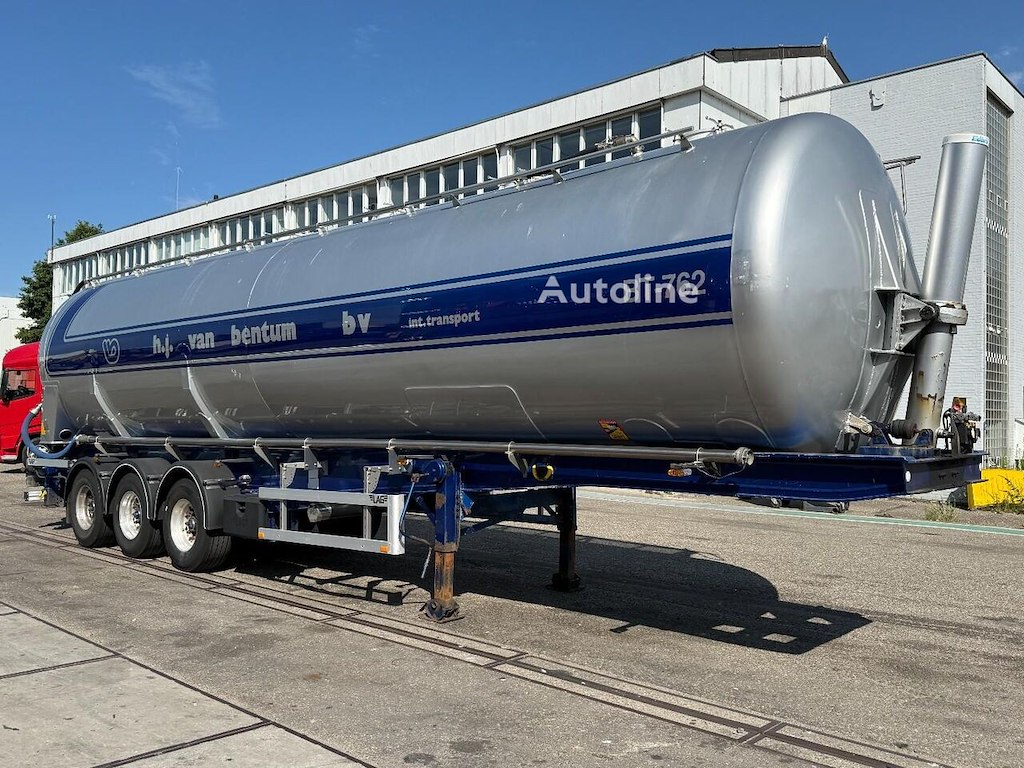 LAG O-3-40 02 3 AXLE + TIPPER 61.000 LITER BULK cisterna silos