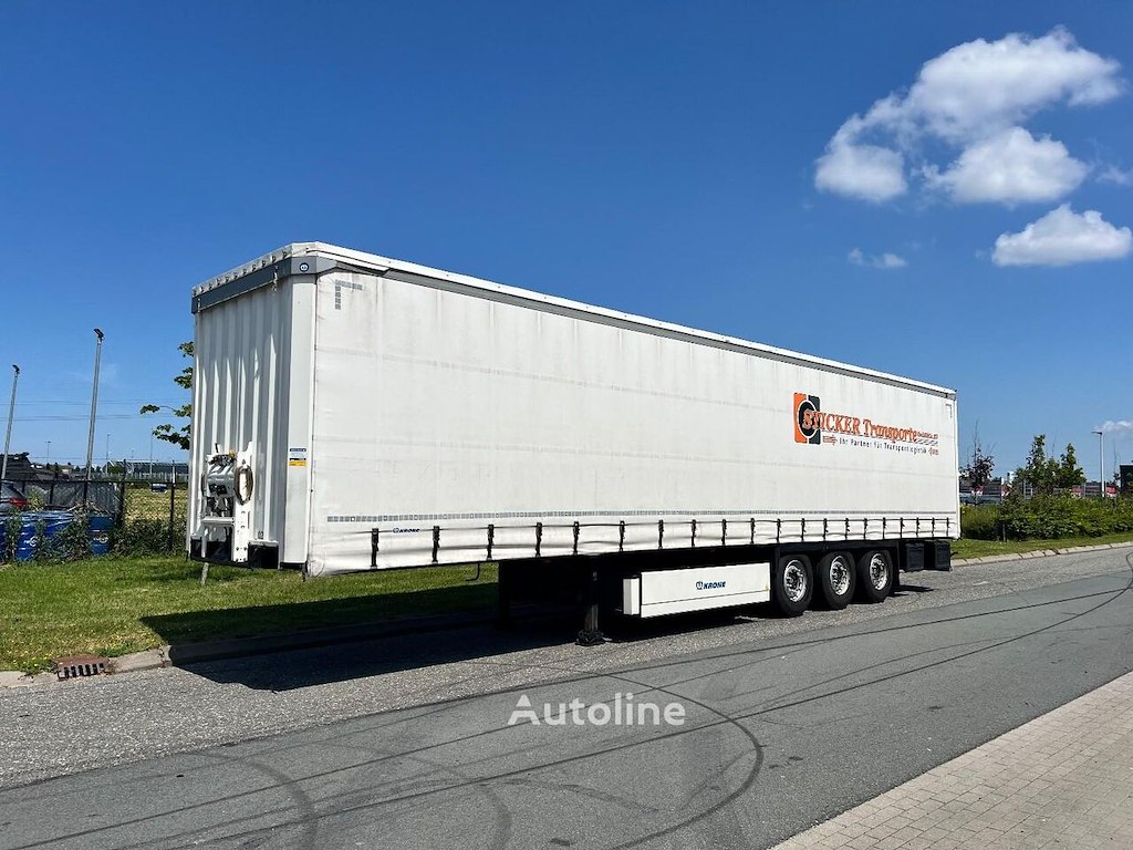 Krone 3 assige schuifzeilen oplegger SD / Pallet box / Sliding roof / poluprikolica sa kliznom ceradom