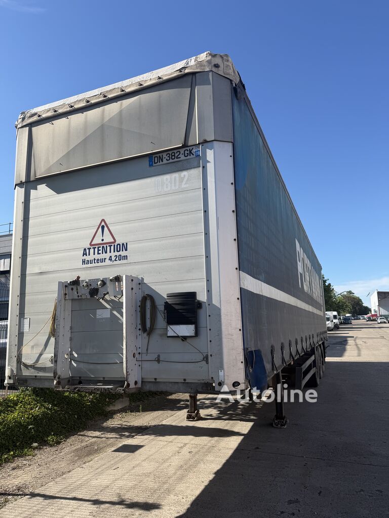 Schmitz Cargobull SCS 27 Galvanise + rehaussable poluprikolica sa kliznom ceradom
