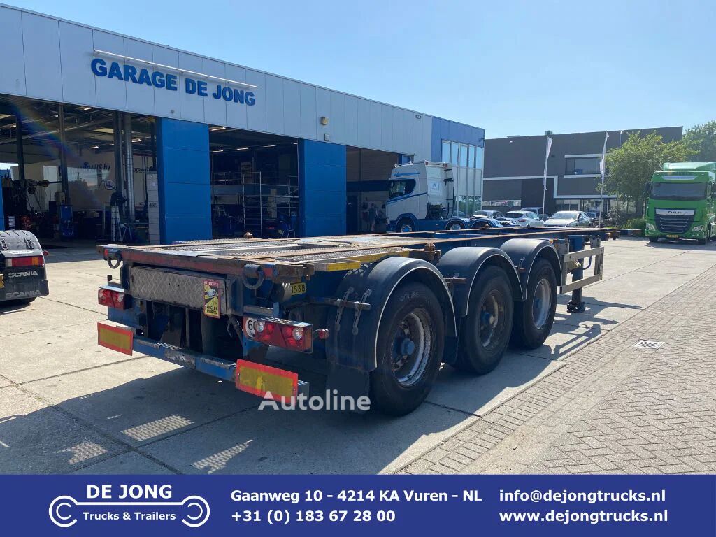 LAG / ADR / Tank Chassis / BPW + Drum poluprikolica za prevoz kontejnera