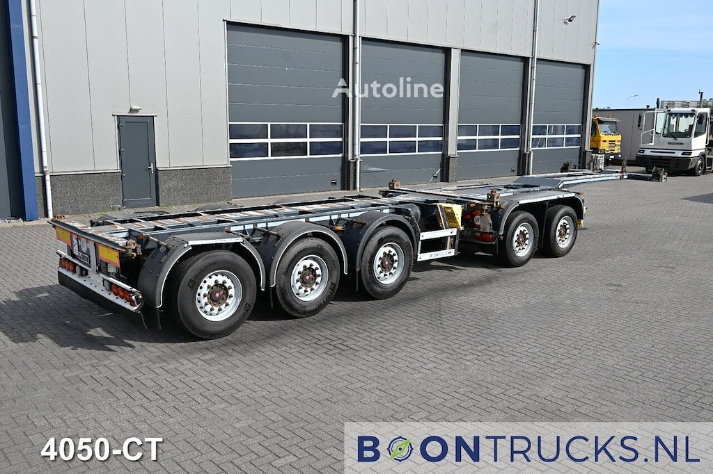 D-Tec COMBITRAILER S-LINE CT-521-S | 2x20-40ft HC * 3x STEERING AXLE - poluprikolica za prevoz kontejnera