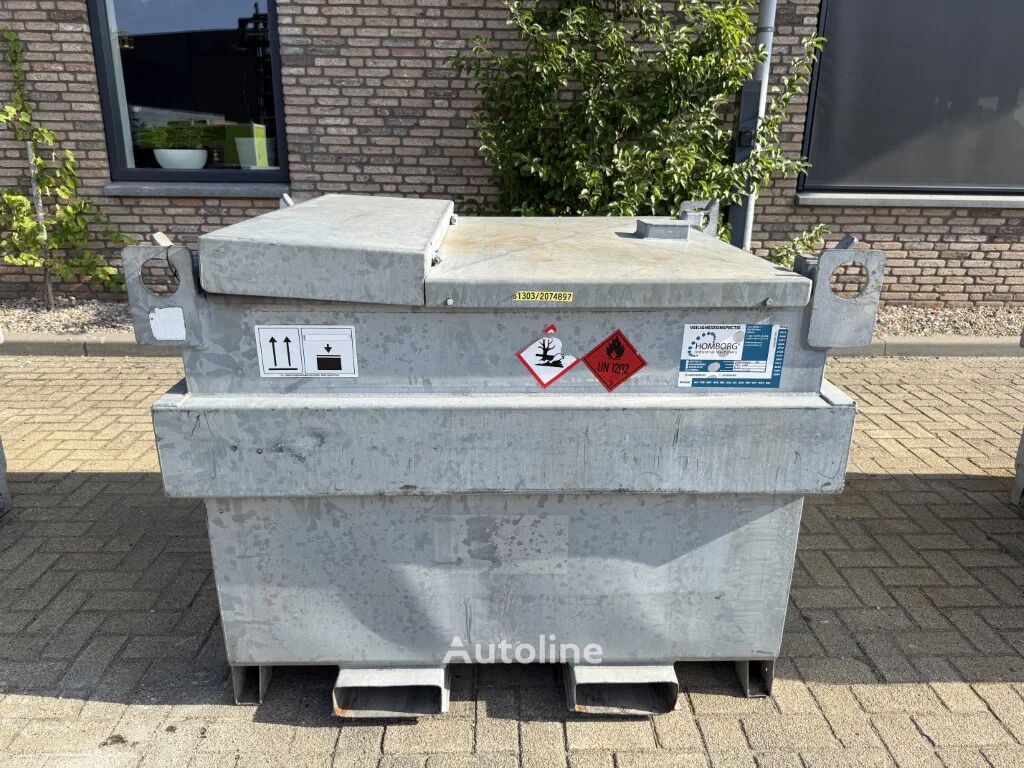 Kiwa IBC Steenbergen 750 liter IBC Dieseltank Milieutank rezervoar za skladistenje goriva