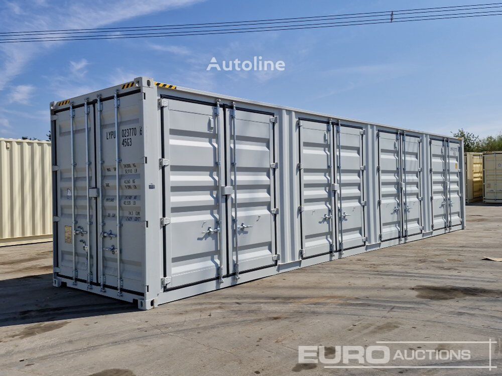 Prodaje se 40' x 8' Container, 4 Side Doors, End Door (Cannot Be Recon kontejner 40 stopa na aukciji
