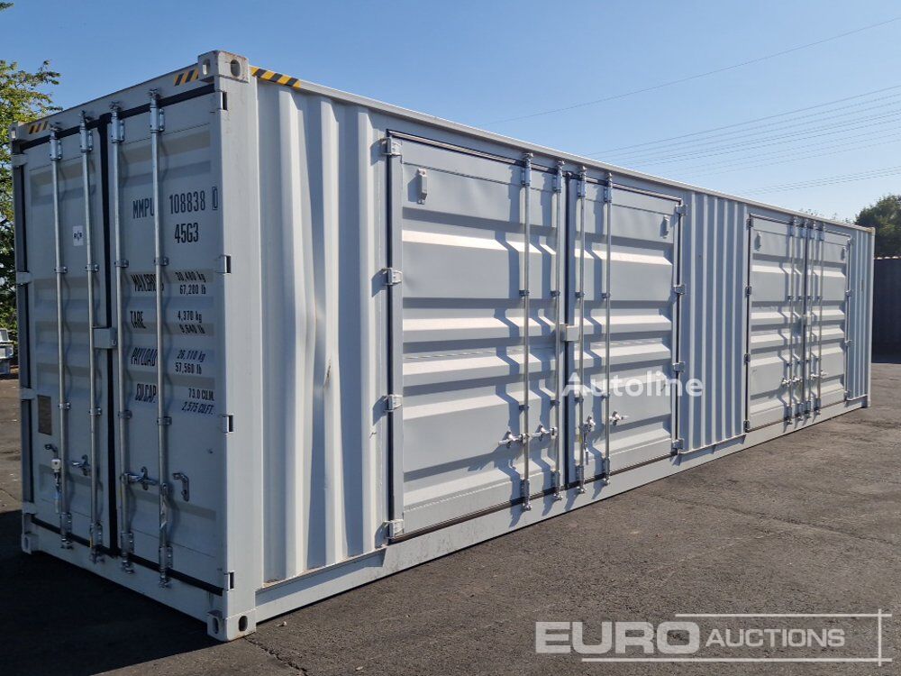 Prodaje se 40' Container, One Side 2 Doors, One End Door, Lock Box, Si kontejner 40 stopa na aukciji