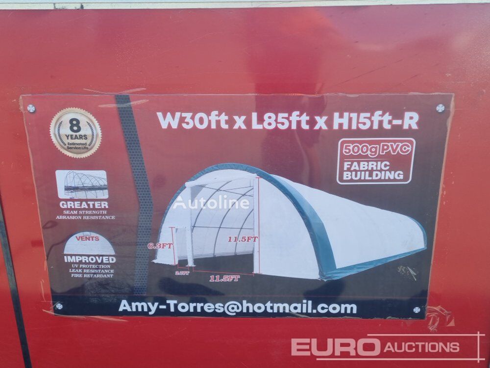Prodaje se 2026 30' x 85' x 15' Storage Shelter (Cannot Be Reconsigned) kontejner 30 stopa na aukciji