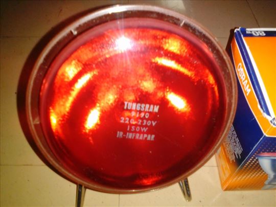 Infra medicinska lampa 150W nova sa 2 sijalice