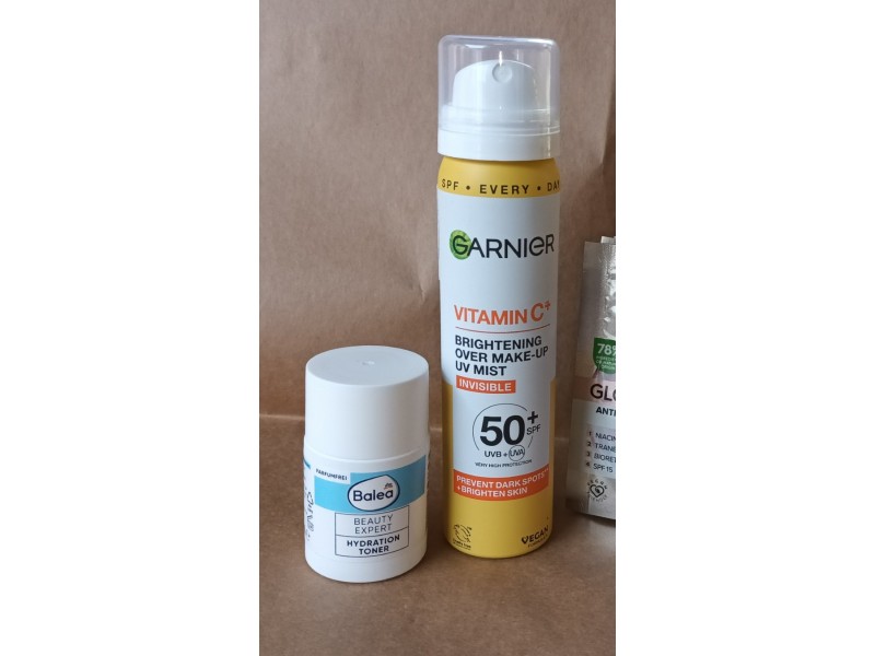 Garnier SPF 50 sprej + Beauty expert tonik 30ml - NOVO
