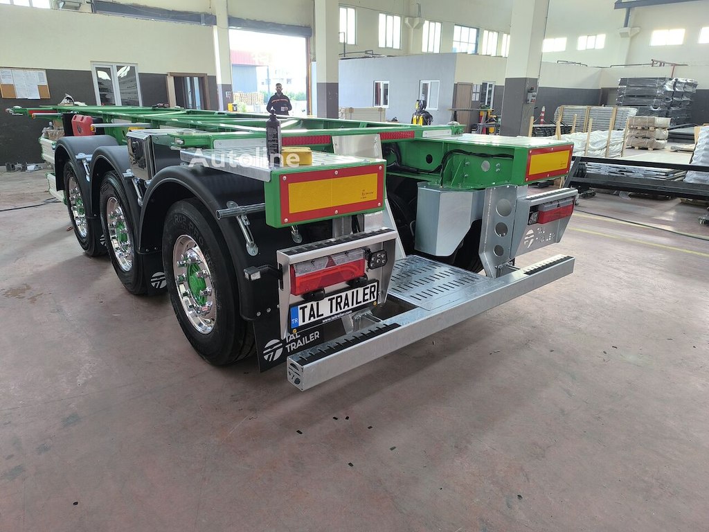 Novi TAL Trailer ISO Tank Carrier Semi-Trailer Suitable for 1x20’, 1x30’ ISO Tank izmenjivi sanduk s ceradom