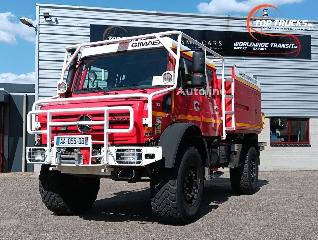 Mercedes-Benz Unimog U 5000 4x4 - (type 437.4) 3.900 ltr -Lier, Winch -Feuerwe vatrogasno vozilo