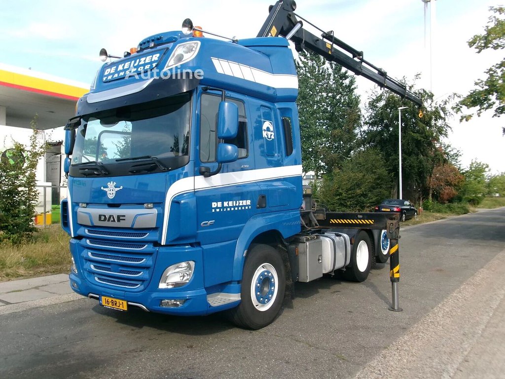 DAF CF 430 13 LTR + HIAB 200 APK 05-27 tegljač