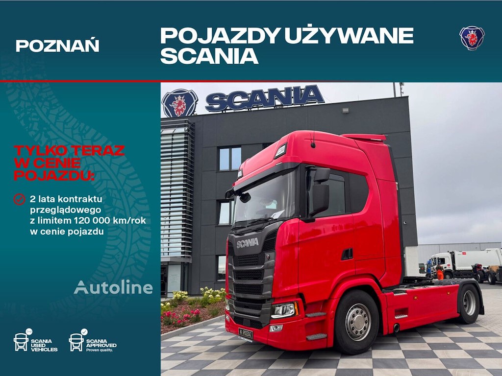 Scania S 500 A4x2NA Nowe Opony tegljač