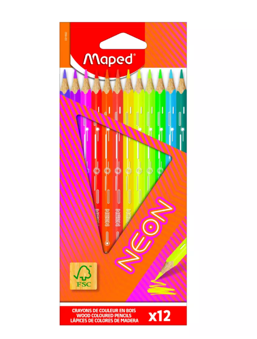 MAPED DRVENE BOJICE NEON 1/12