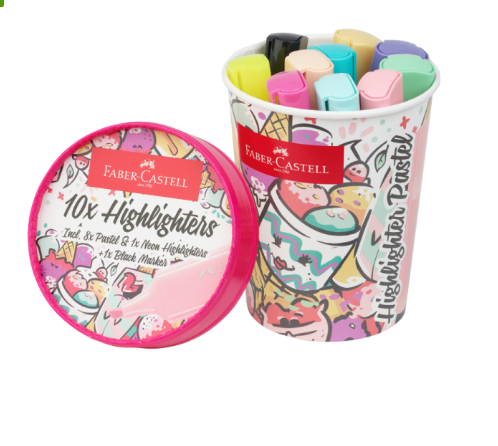 TEKST MARKERI U ČAŠI FABER-CASTELL ICE CEAM PASTEL 1/10