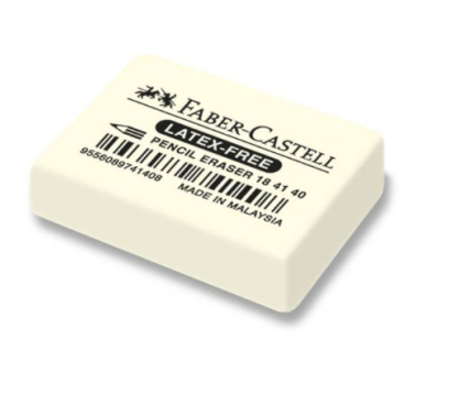 GUMICA FABER-CASTELL NATURAL BELA SREDNJA